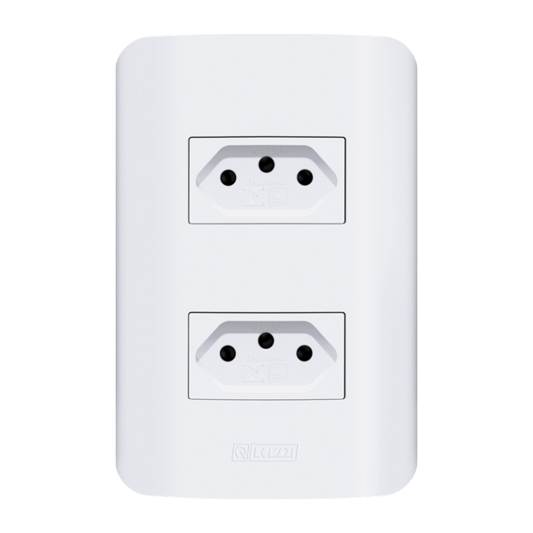 2 Tomadas 2P + T - 250V~ - Romazi - Sua energia nossa marca